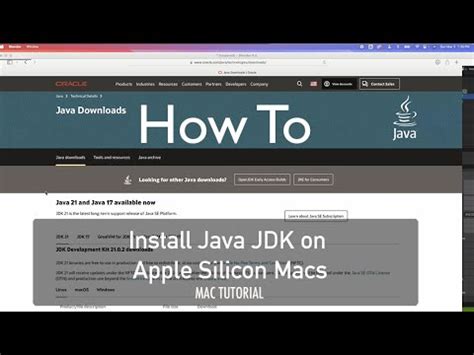 How To Install Java JDK On Apple Silicon Macs YouTube