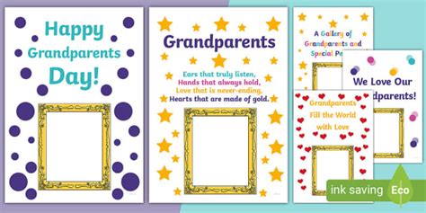 A Gallery Of Grandparents Art Activity Teacher Made