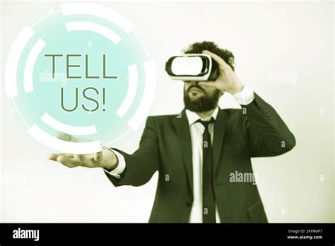 Conceptual Caption Tell Us Word For Communicate Information To Someone