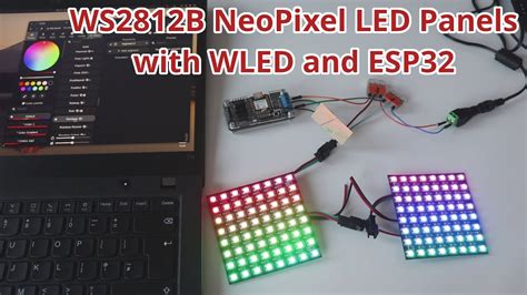 Neopixel Ws2812b Led Panels With Wled And Esp32 Demo Featuring Xiao