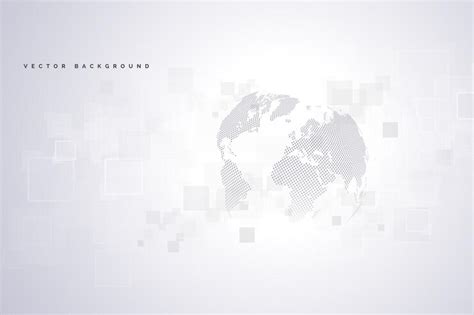 Premium Vector Global Network Connection Big Data Global Network High Speed Connection Data