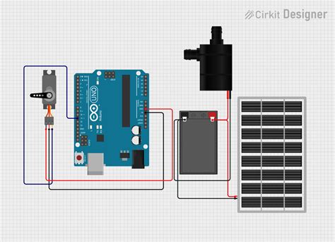 Arduino Controlled Servo And Solar Powered Water Pump System How To