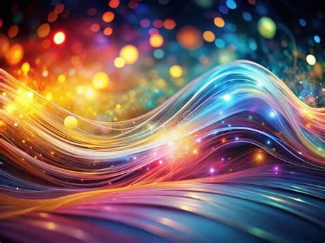 Stunning Visualization Of Abstract Light Waves A Dynamic Data Flow