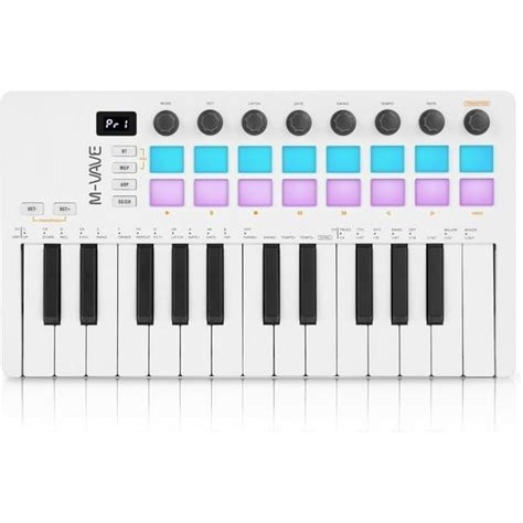 M Vave Smk 25 Ii Controller Keyboard Midi 25 Keys Walmart En Línea