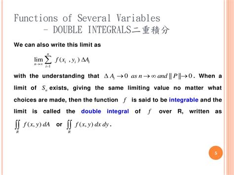 課程大綱 Outline Double Integrals（二重積分） Triple Integrals（三重積分） Ppt Download