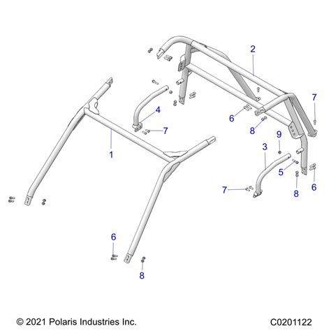 Chassis Cab Frame Pour Rzr 200 2021 Esprit La Référence