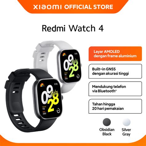 Jual Official Xiaomi Redmi Watch Layar Amoled Ultra Lebar Gnss Multi Sistem Bawaan