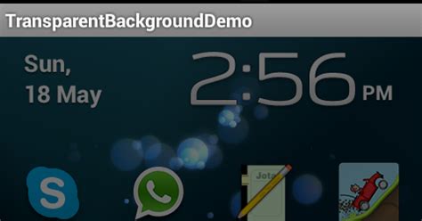 Android Hub You The Free Android Programming Tutorial Android Transparent Background Set