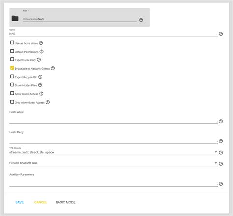 cannot connect from my kodi to my freenas truenas community