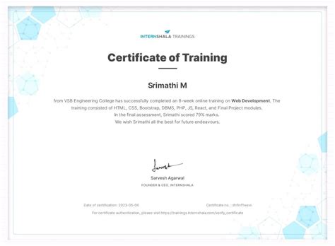 Internship Webdevelopment Internshala Html Css Php React Dbms