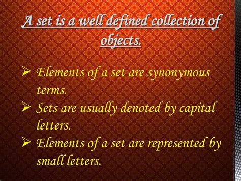 Mathematics Class Xi Sets Pptx