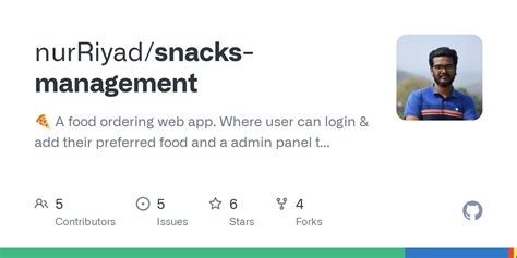 Github Nurriyadsnacks Management 🍕 A Food Ordering Web App Where