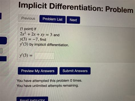 solved implicit differentiation problem previous problem