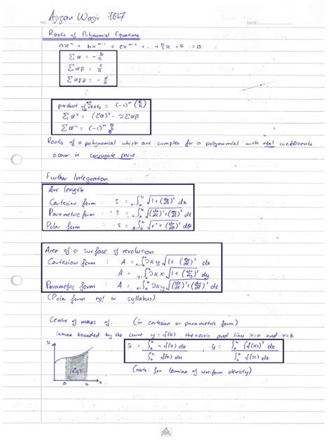 Pdf Further Pure Mathematics Notes Dokumen Tips