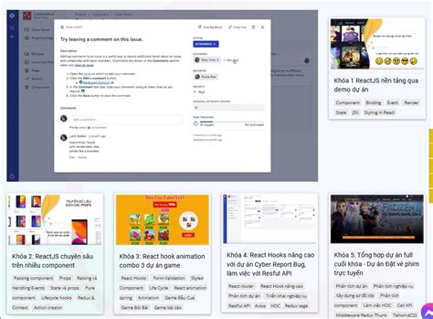 combo 5 khóa lập trình front end master reactjs cyberlearn