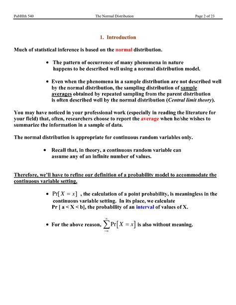 Solution Normal Distribution Template Studypool