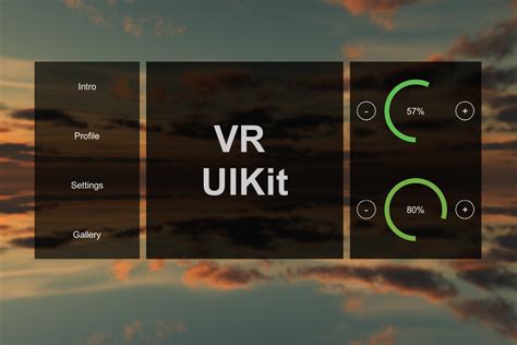 Vr Uikit Bootstrap Your Vr App With Ease Gui Tools Unity Asset Store