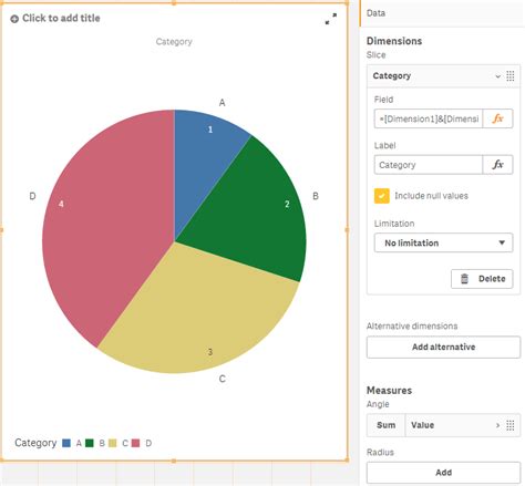 solved combine two dimensions in a pie chart qlik community 1681648