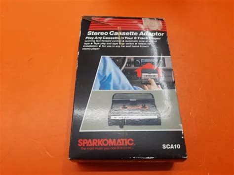 Vintage Sparkomatic Stereo Cassette To 8 Track Adaptor Sca 10 W Cover