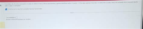 Solved Water Supply Is Inadequate Click The Icon To View