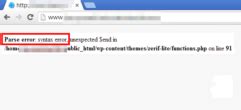 Parse Error In WordPress How To Fix Syntax Errors In WordPress