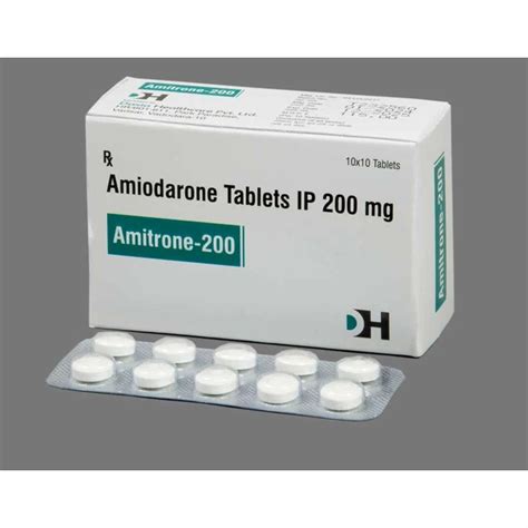 200mg Amiodarone Tablets Ip At Rs 310box In Vadodara Id 2853879151762
