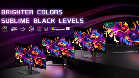 Msi S New Qd Oled Gaming Monitors Are A Feast For The