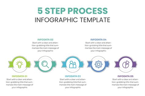 Premium Vector Business Data Visualization 5 Options Timeline