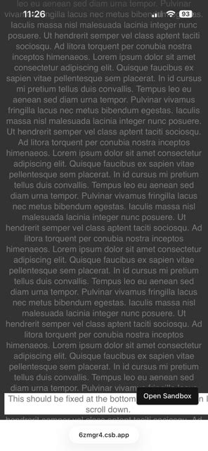 Css Ios 26 Safari Web Layouts Are Breaking Due To Fixedsticky