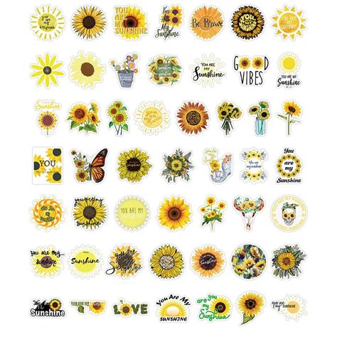 70 Asthetic Cute Stickers Single Sanscompro Misaucun