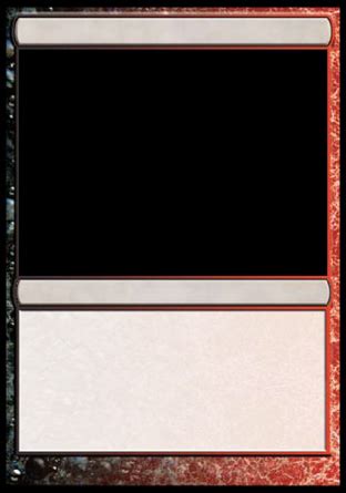 Hybrid Card Borders Multiple Images Custom Card Creation Magic