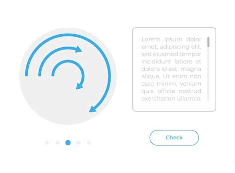 Premium Vector Circular Arrows Chart Ui Element Template