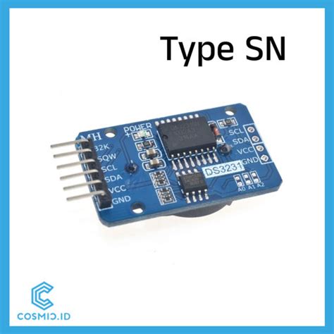 jual ds3231 rtc modul arduino raspberry pi i2c ds 3231 sn ds3231sn