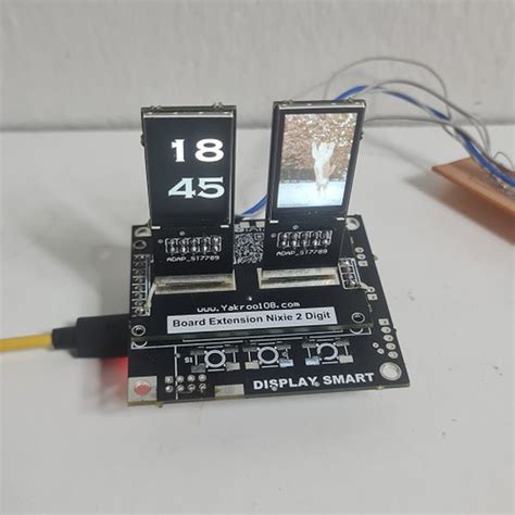 2 Digit Nixie Lcd Clock