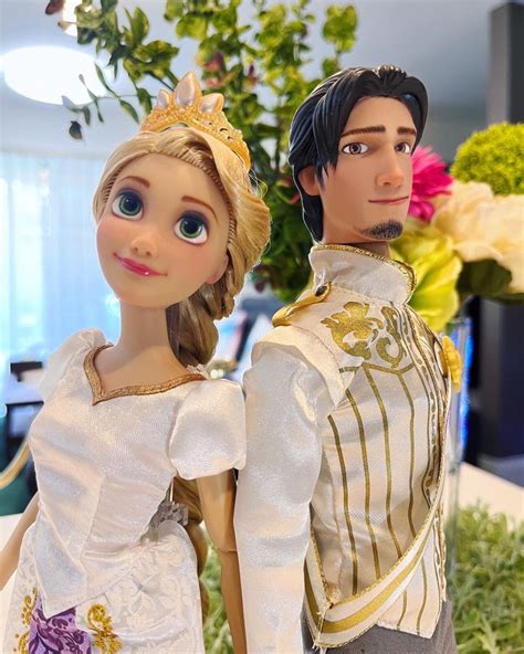 Tangled Rapunzel And Flynn Ooak Doll Tangled Rapunzel Disney Dolls