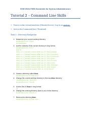 Mastering UNIX Essentials Command Line Skills Tutorial Course Hero