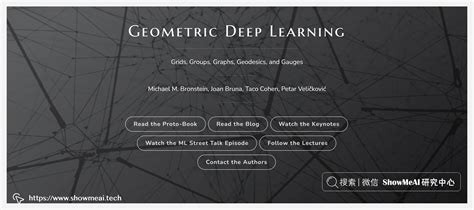 全球名校ai课程库（45） ammi · 几何深度学习课程『geometric deep learning』 geometric deep