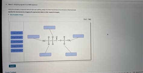 Solved Identify The Splitting Pattern And The Number Of Chegg