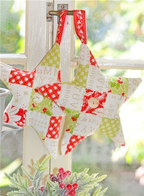 Patchwork Star Decoration Pdf Sheet