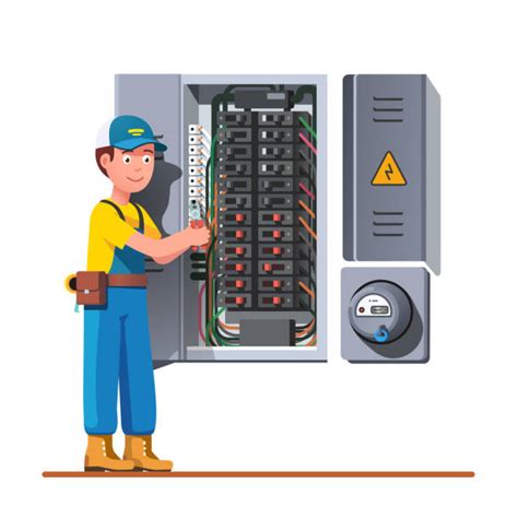 Instalaciones Electricas Vectores Libres De Derechos Istock