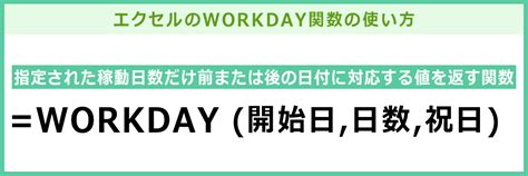 Workday関数を使って、〇日営業日を求めよう My Cloud 富士通パソコン