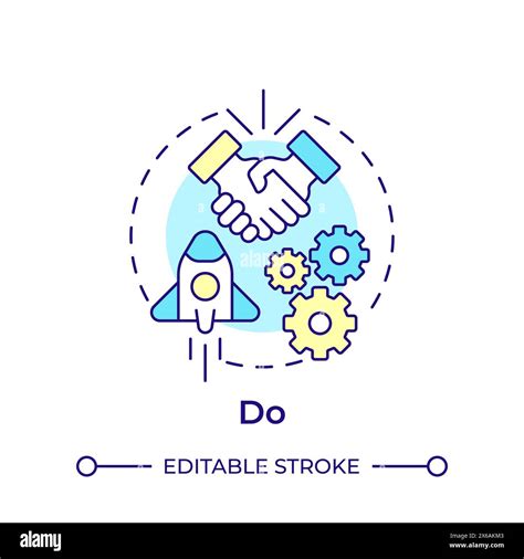 do multi color concept icon stock vector image and art alamy