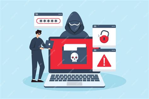 Premium Vector Hacker Bypassing Security Measures Ransomware