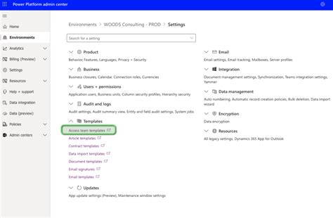 Access Team Template Issues Causing Errors During Update Of Microsoft