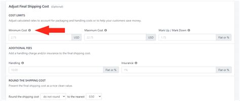 How To Adjust The Final Shipping Cost Intuitive Shipping Help Center