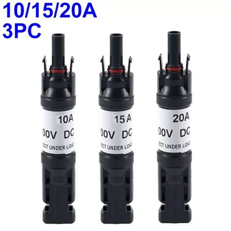 Photovoltaic Fuse Diode Connectors With Rated Voltage Of Tuv 1000v And Ul 600v 27 80 Picclick Au