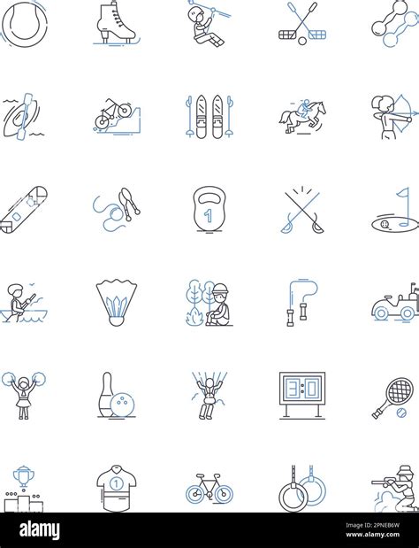 Apparatus Line Icons Collection Equipment Device Machine Appliance