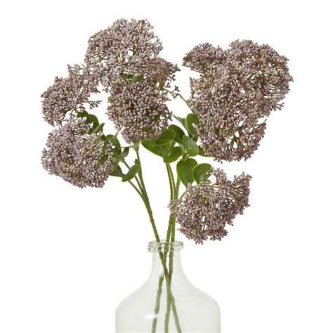 Purple Sedum Spray Wholesale By Hill Interiors