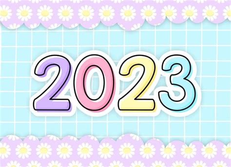 Graffiti Font Vector Design Images 2023 Colourful Buble Font Graffiti 2023 2023 New Year
