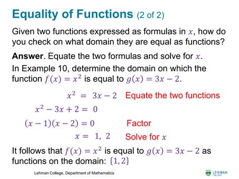 Lesson 11 Functions And Function Notation Pptx Physics Science